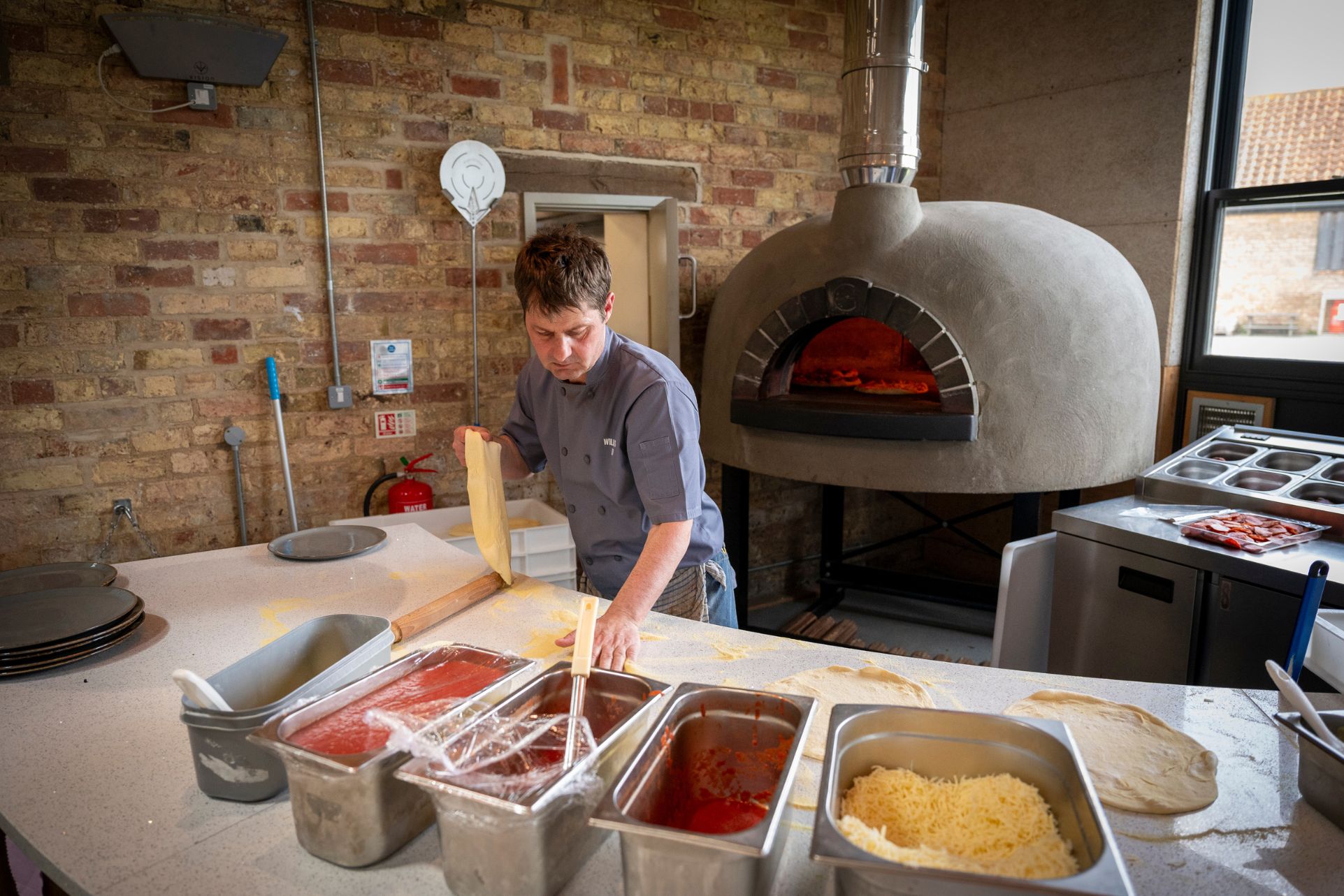 Try a freshly made William's Den woodfired pizza on your next visit