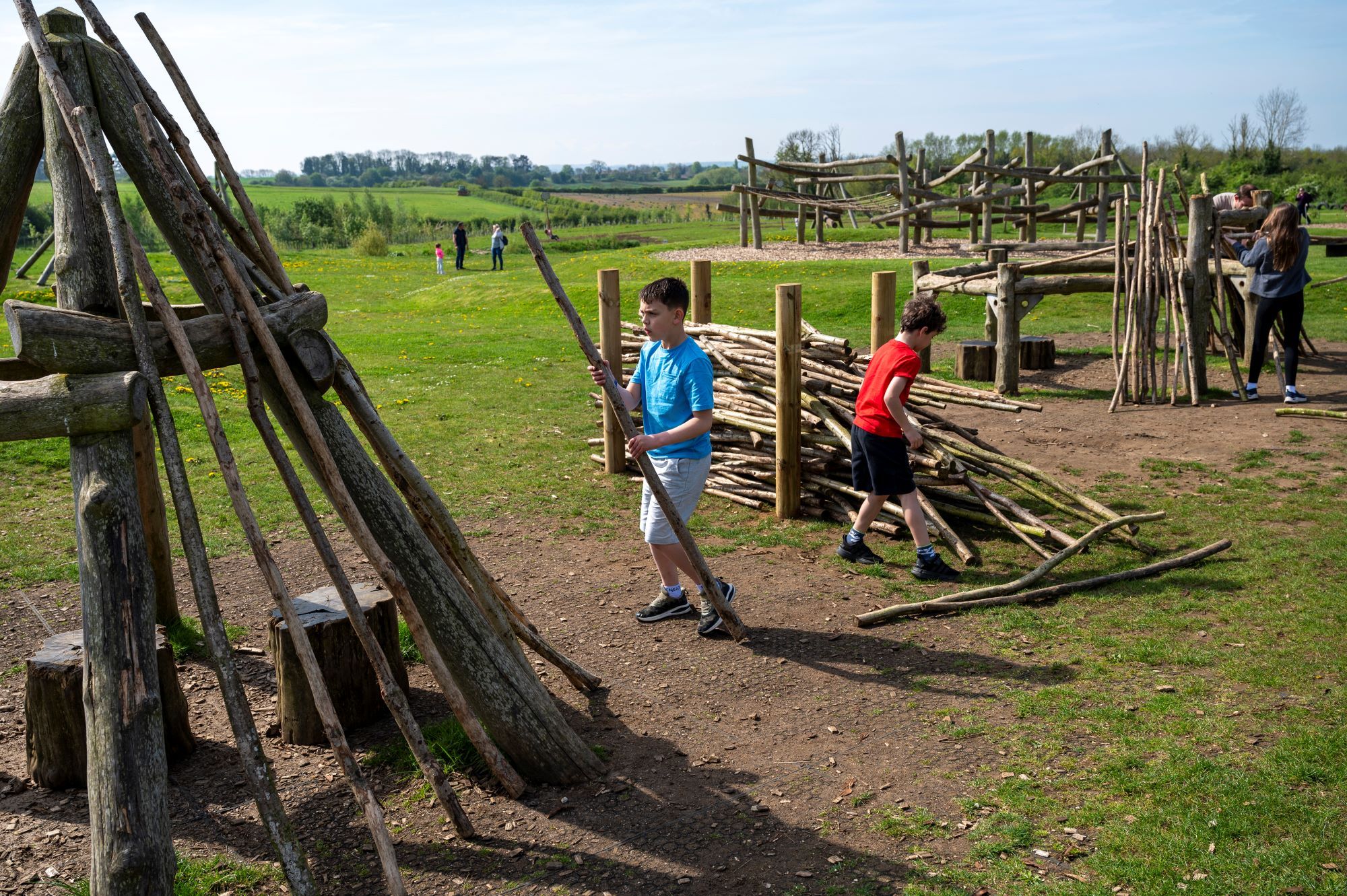Outdoor Adventure Play at William's Den in Yorkshire